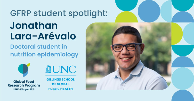 Student spotlight: Jonathan Lara-Arévalo - Global Food Research Program
