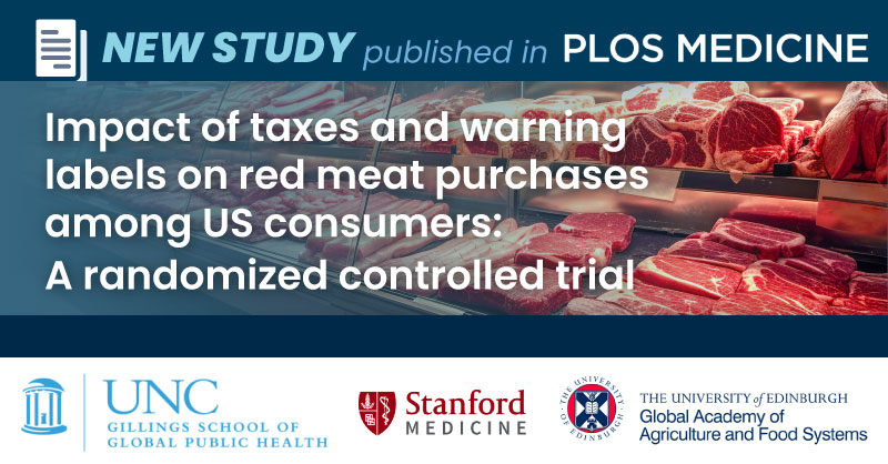 Randomized control trial shows promise for policies to reduce red meat ...