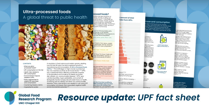Ultra-processed foods: a global threat to public health - Global Food ...